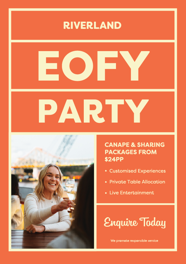 What's On Weekly at Riverland, Eagle St Pier, Brisbane